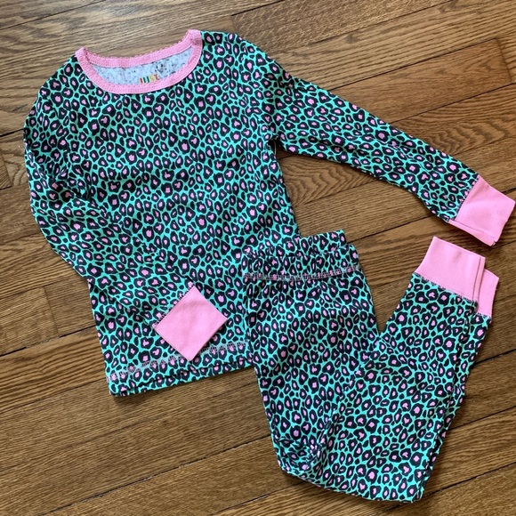 Just Love | Pajamas | New Girls Cheetah Leopard Print Cotton Pajama Set ...